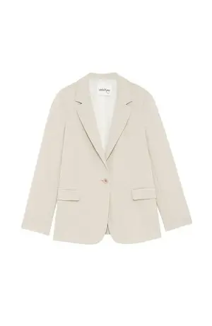 OTTOD'AME One-button Blazer With Notch Lapel