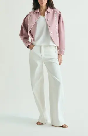 SCALPERS Denim Studs Jacket