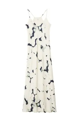 OTTOD'AME Printed Viscose Long Dress
