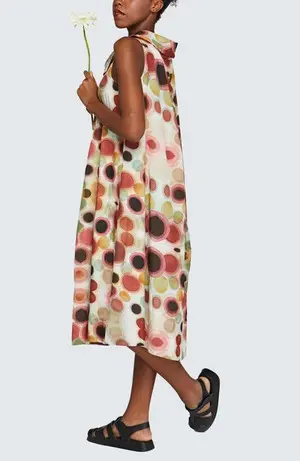 LUUKAA Rosa Printed Thin Cotton Dress