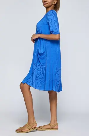 LUUKAA Blazea Cotton Jersey Dress
