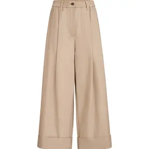 Brunello Cucinelli Boxy Pleated Trousers