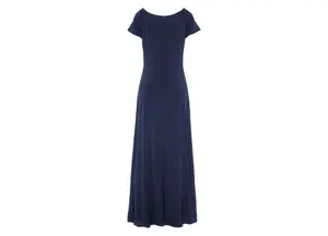 LASCANA Off-the-shoulder Maxi Dress With High Slits