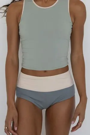 Geode Swimwear Bella High-waisted Bikini Bottoms
