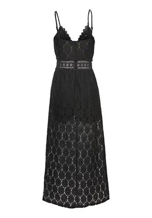 LASCANA Lace Maxi Overlay Romper
