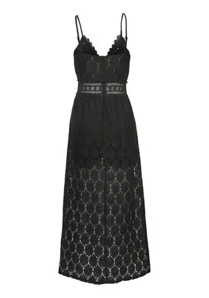 LASCANA Lace Maxi Overlay Romper