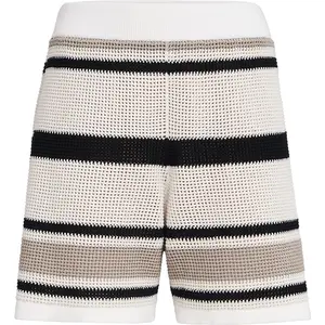 Brunello Cucinelli Cotton Net Knit Shorts - Multicoloured