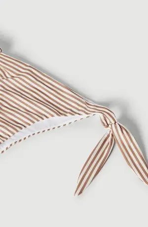 Brunello Cucinelli Striped Techno Jersey Bikini Bottoms