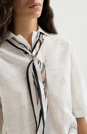 Brunello Cucinelli Printed Silk Foulard