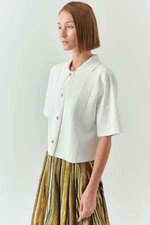 EXQUISE Short Sleeve Poplin Shirt