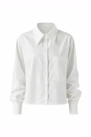 EXQUISE Theodora Long Sleeve Shirt - Ecru