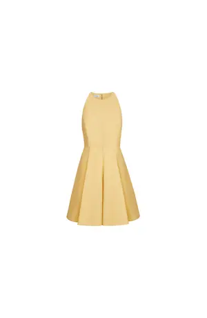 Brunello Cucinelli Poplin Mini Dress - Yellow