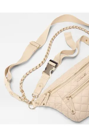 Mz Wallace Small Crosby Quilted Nylon Convertible Sling Bag