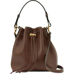 REISS Esther Leather Bucket Bag