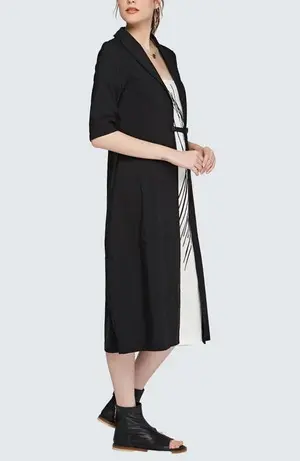 LUUKAA Iris Printed Cotton Jersey Dress