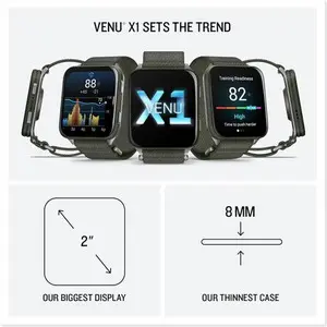 GARMIN Venu X1 Gps Smartwatch 51mm With Amoled Display And Sapphire Lens - Moss/titanium