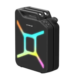 ULTIMEA GO Portable Party Speaker, 300w Bass Boost, Rgb, Tws, Mic/guitar Input, App Control - Black