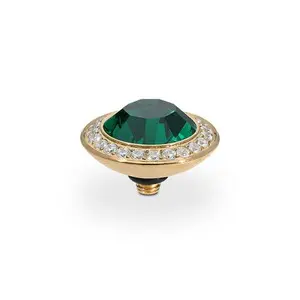QUDO Tondo Deluxe Top 0.51"gold Emerald