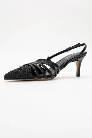PROLOGUE SHOES Zenith Slingback Pointed Toe Pump