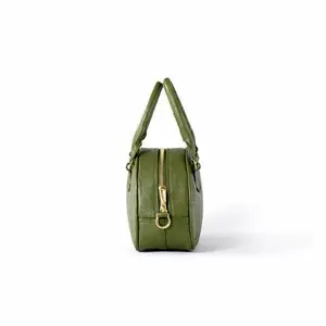 ROSZUAR Ameline Sculptural Handbag With Textured Exterior And Gold Tone Hardware