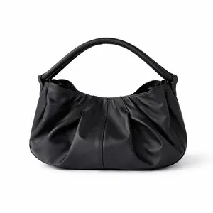 ROSZUAR Liora Sculptural Renaissance Handbag - Black