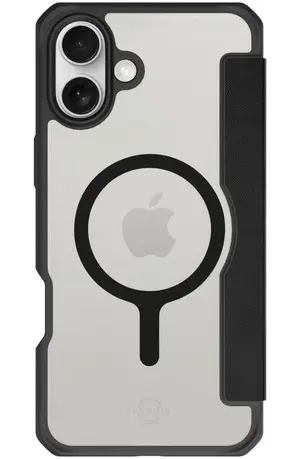 ITSKINS Hybrid_r Folio Magsafe Case For Apple - Black