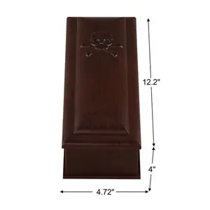 MR. HALLOWEEN 12 In. Animated Skeleton Coffin