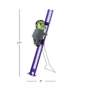 MR. HALLOWEEN 17 In. Ladder Climbing Frankenstein