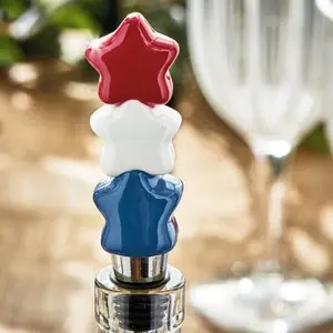 TAG Star Bottle Stopper Multi Earthenware Summer
