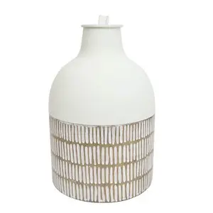 FORESIDE HOME AND GARDEN Jug Brass Metal Vase