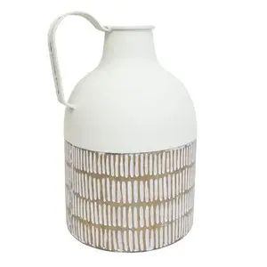 FORESIDE HOME AND GARDEN Jug Brass Metal Vase