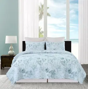 C&F HOME Cerulean Breeze Bedding Quilt Collection