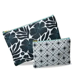TAG Be Brave Be Kind Pouch Set Of 2 - Blue