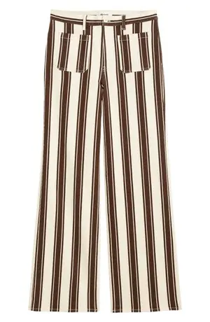 Madewell The Emmy Stripe Wide Leg Pants