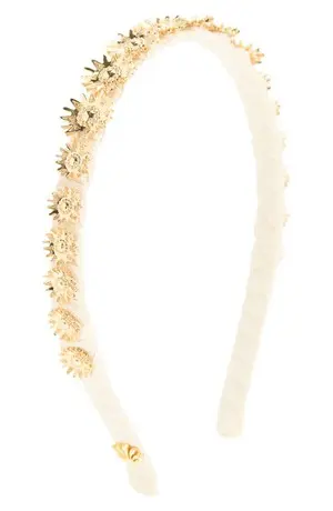 Lele Sadoughi Soleil Strand Headband - Gold