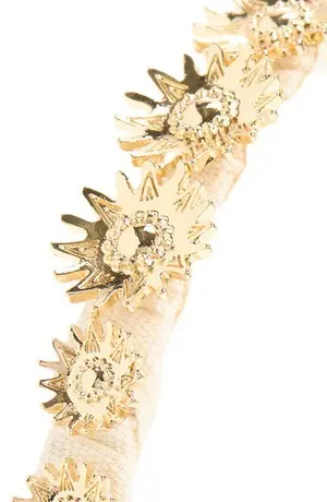 Lele Sadoughi Soleil Strand Headband - Gold