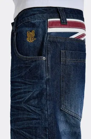 JADED LONDON Kingdom Colossus Baggy Denim Shorts