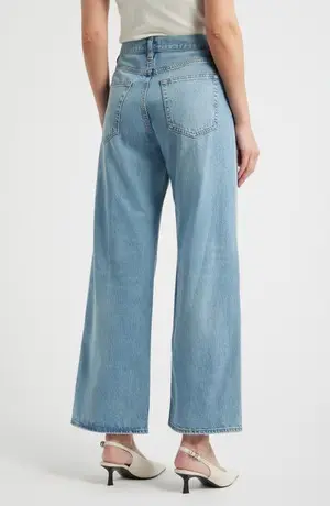 FRAME The Pixie Off Duty Stroll High Waist Relaxed Straight Leg Jeans