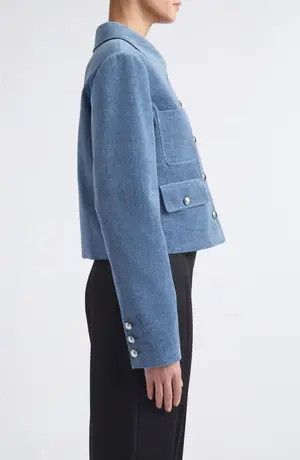 Altuzarra Astley Cropped Denim Jacket