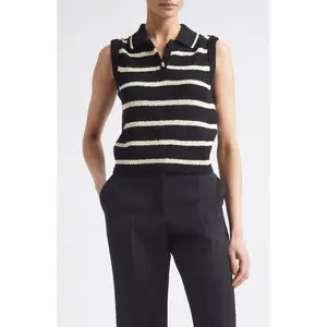 Altuzarra Striped Sweater Vest - Black