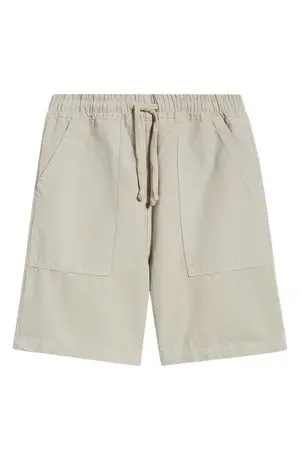 SERVICE WORKS Classic Cotton Poplin Chef Shorts - Stone