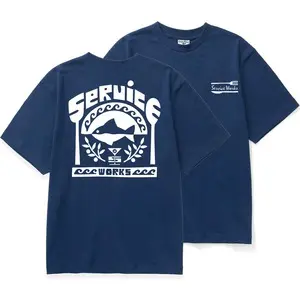 SERVICE WORKS Milos Graphic T-shirt - Navy