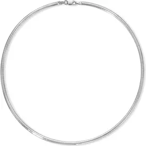 Adina Reyter Omega Chain Necklace - Silver