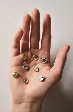 Adina Reyter Celestial Diamond Locket Mini Charm