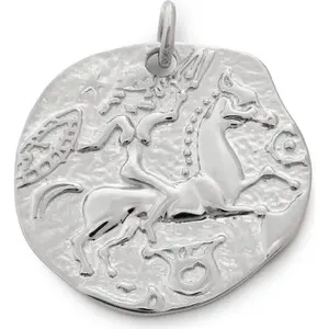 Monica Vinader Goddess Coin Pendant - Sterling Silver