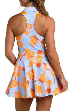 La Blanca Outline Floral Tennis Dress