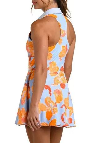 La Blanca Outline Floral Tennis Dress