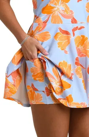 La Blanca Outline Floral Tennis Dress