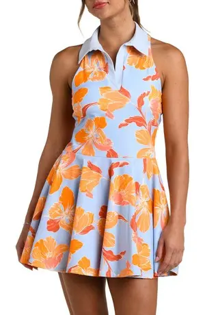 La Blanca Outline Floral Tennis Dress