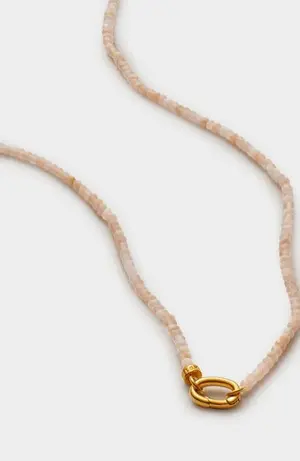 KATIE LOXTON Sunstone Semi-precious Stone Necklace With Clasp